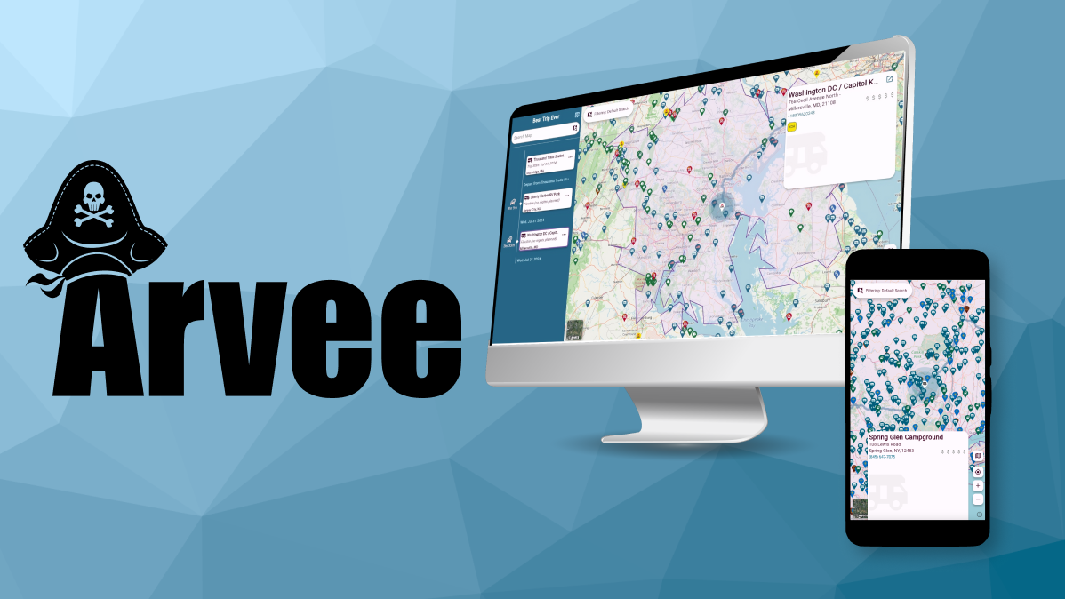 Arvee - The fastest growing RV Trip planner!